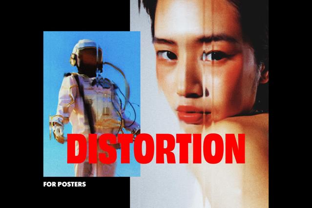 Distortion Poster Effect
