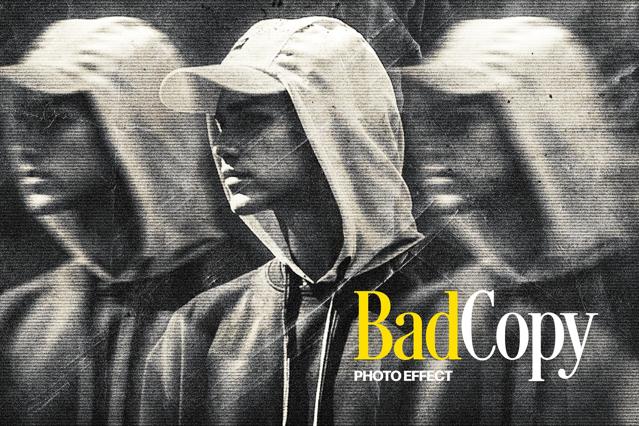 Bad Copy Photo Effect