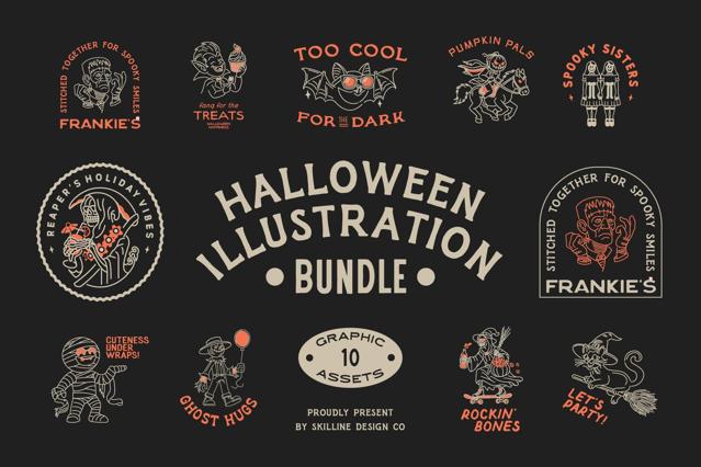 Halloween Illustration Bundle