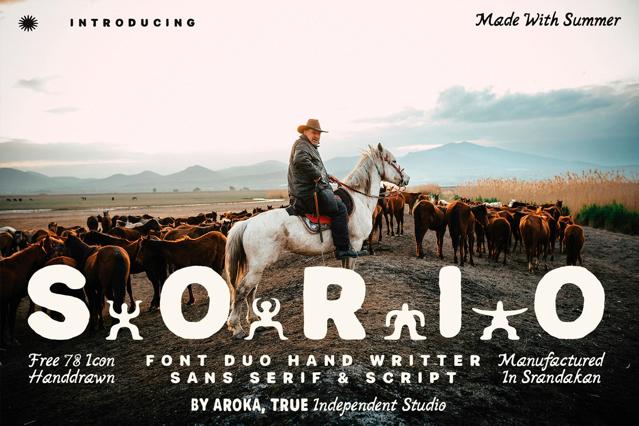 SORIO Hand-Written Font Duo