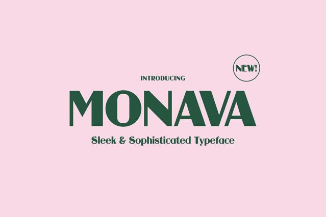 Monava - Sophisticated Typeface