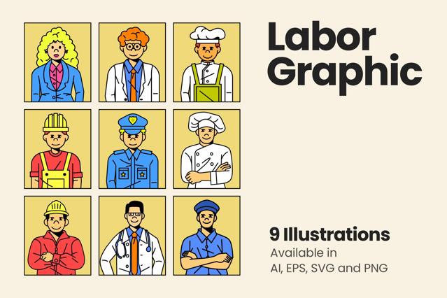 Labor Graphic Collection