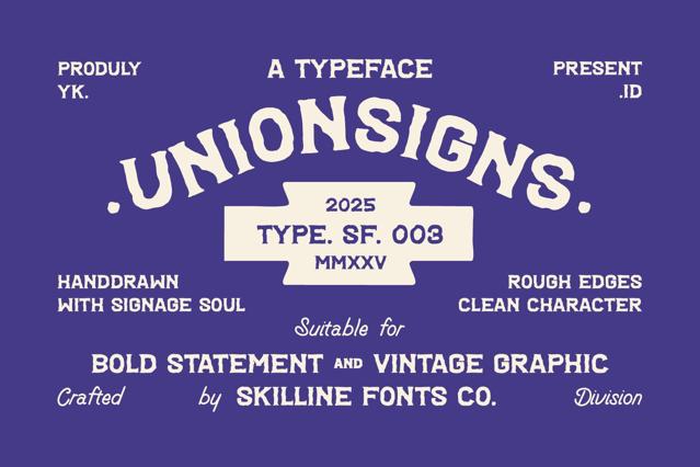 Unionsigns - Bold Vintage Font
