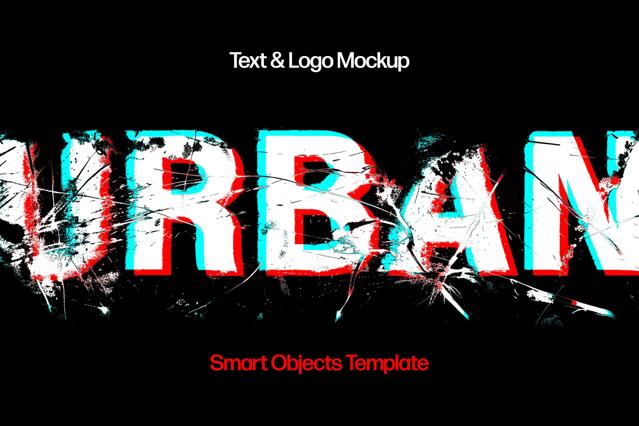 Glitch Distortion Text Effect