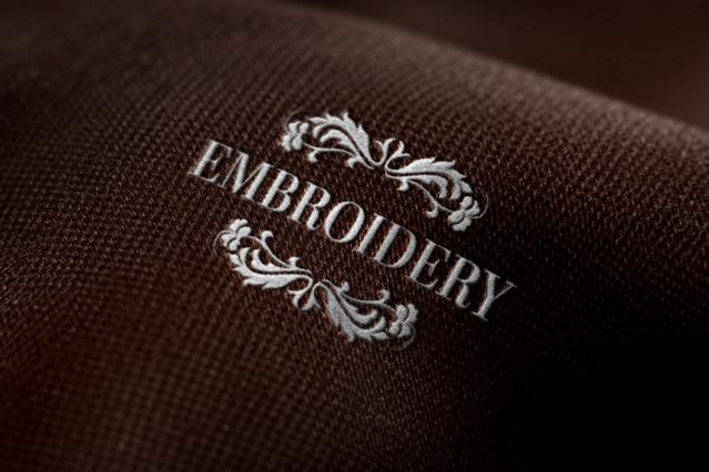 Embroidery Logo Mockup