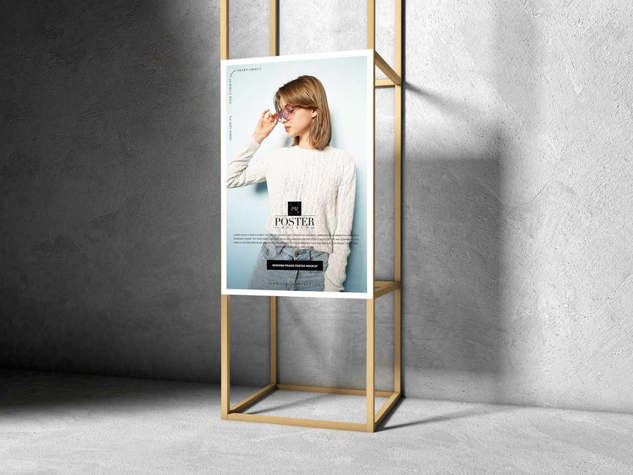 50+ Free Poster Mockups — PSD Templates on Pixelbuddha